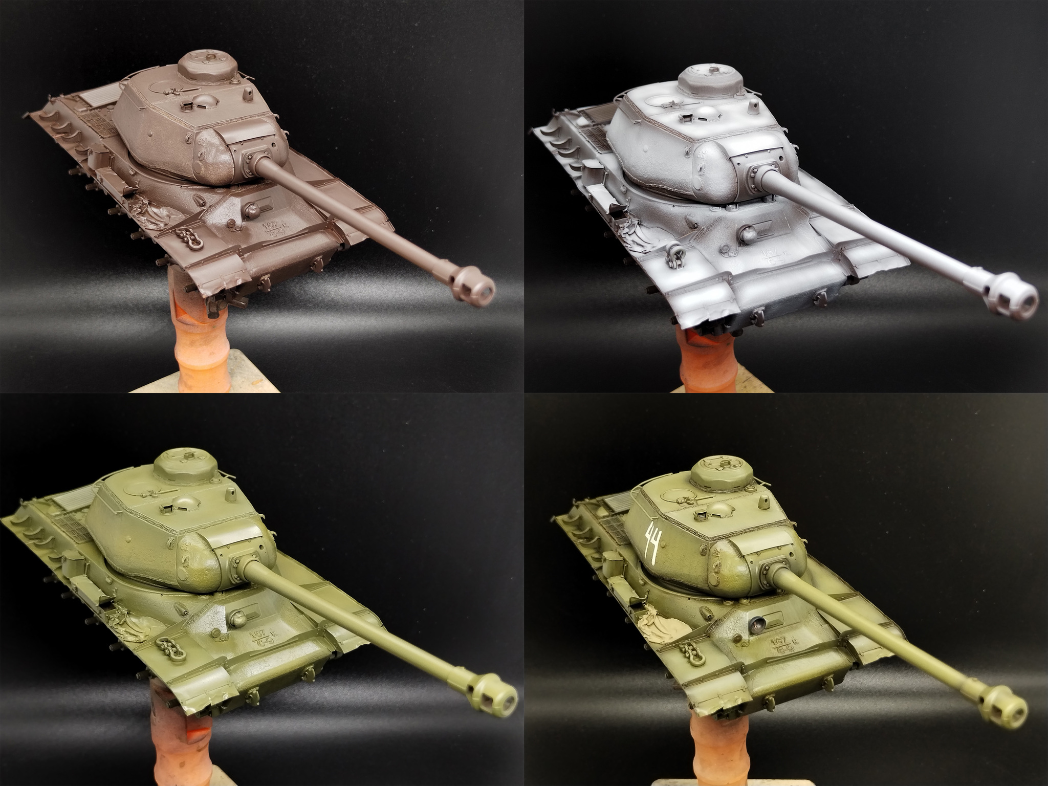 ИС-2 завода 200 (1/35 Звезда) | Пикабу