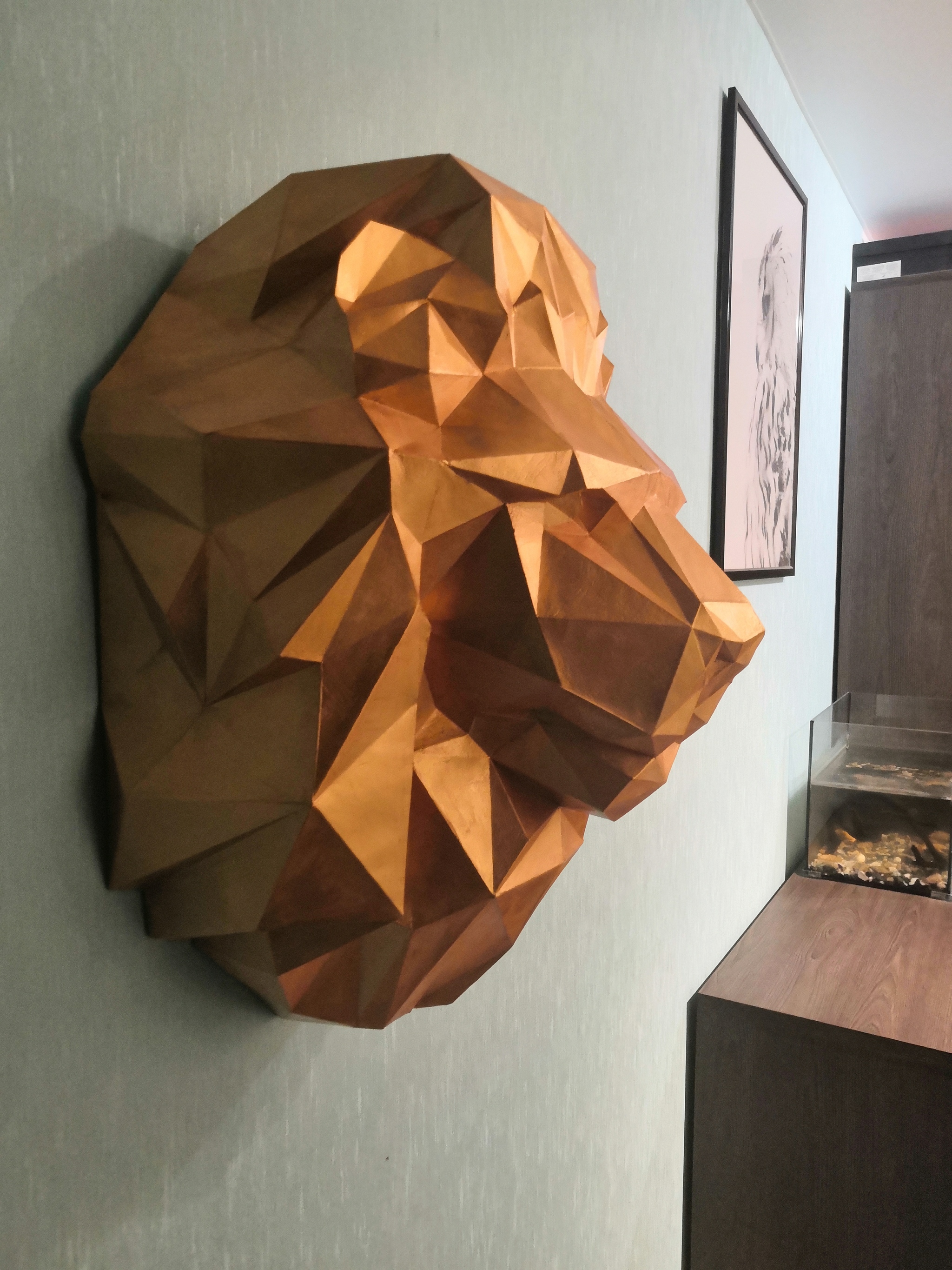 Papercraft лев | Пикабу