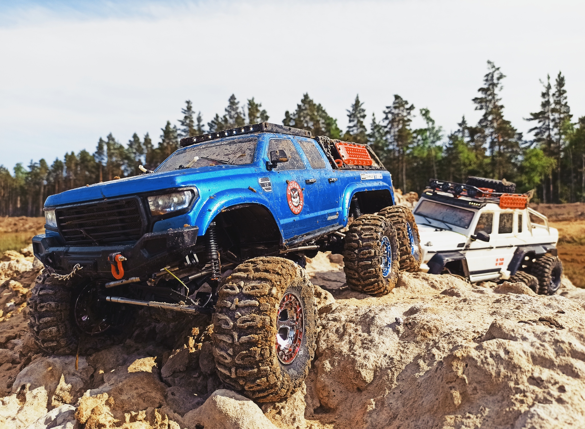 Radio control SIX wheels drive Truck's TRX-6 & AT6 | Пикабу