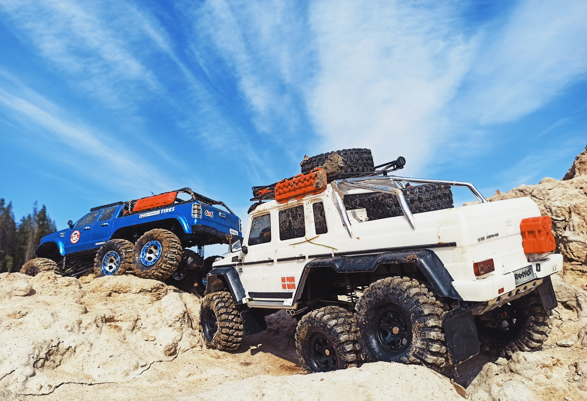 Radio control SIX wheels drive Truck's TRX-6 & AT6 | Пикабу