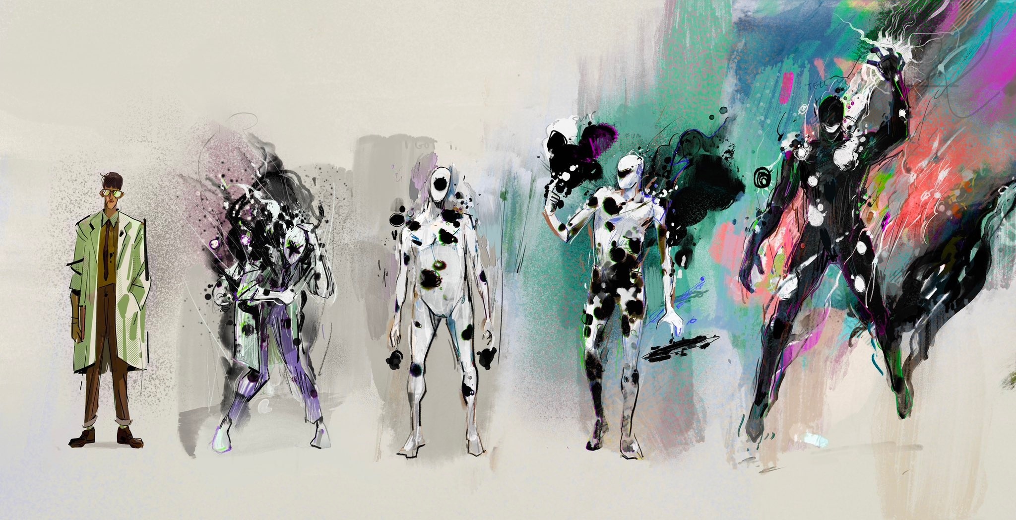 Эволюция Пятна из "Паутины вселенных", пара кадров с Бродягой и свадьба ...