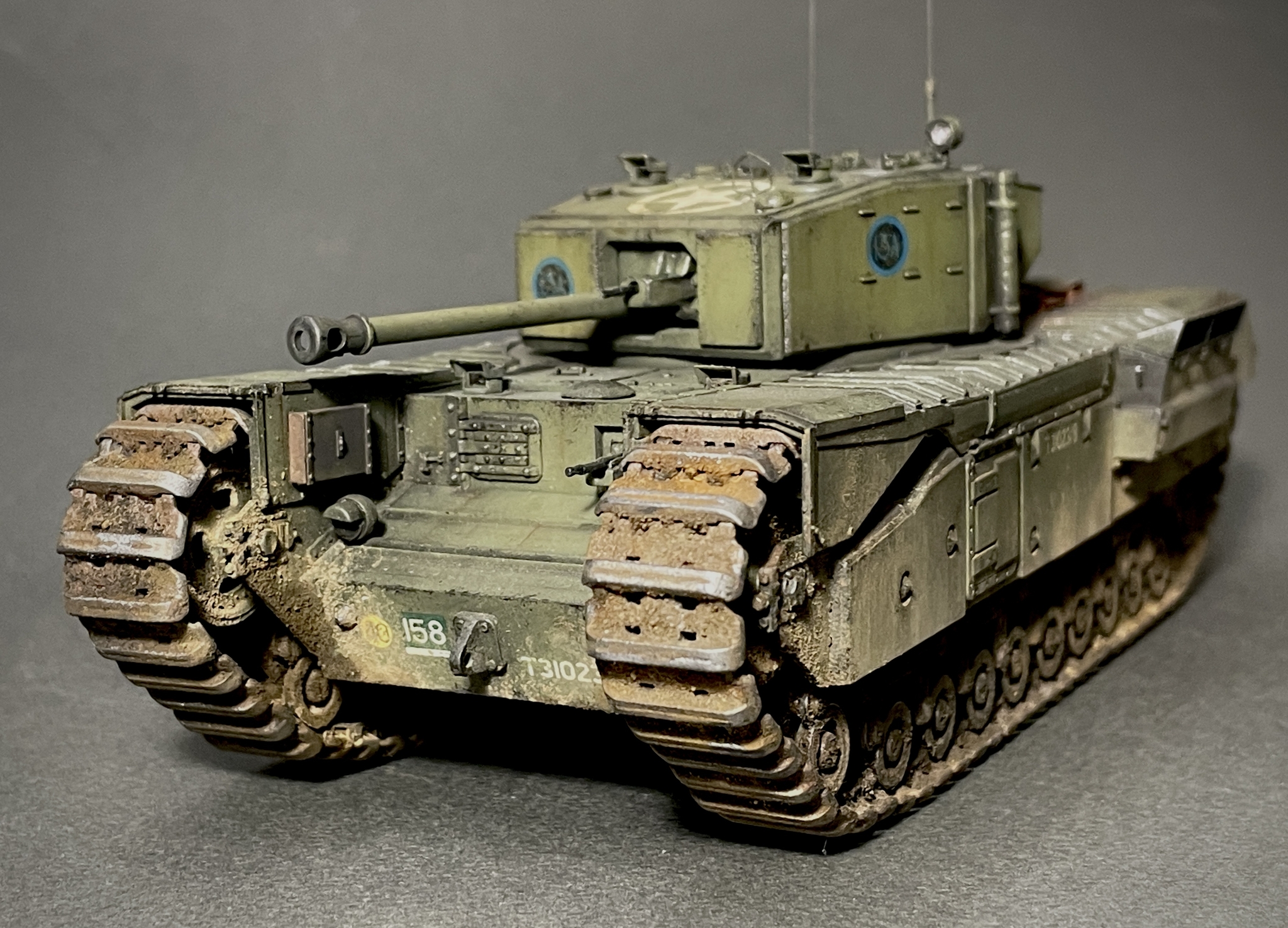 Churchill Mk.3 AFV Club 1/35 - 03.07.23 20:29 | Пикабу