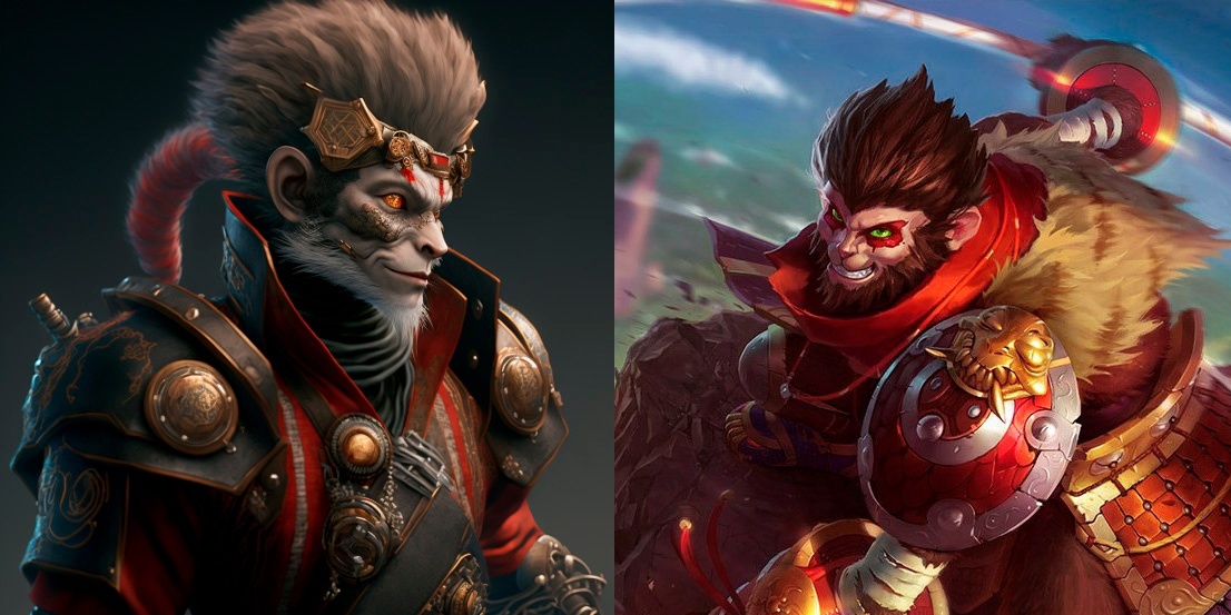 AI GENERATION LEAGUE OF LEGENDS CHAMPS | Пикабу