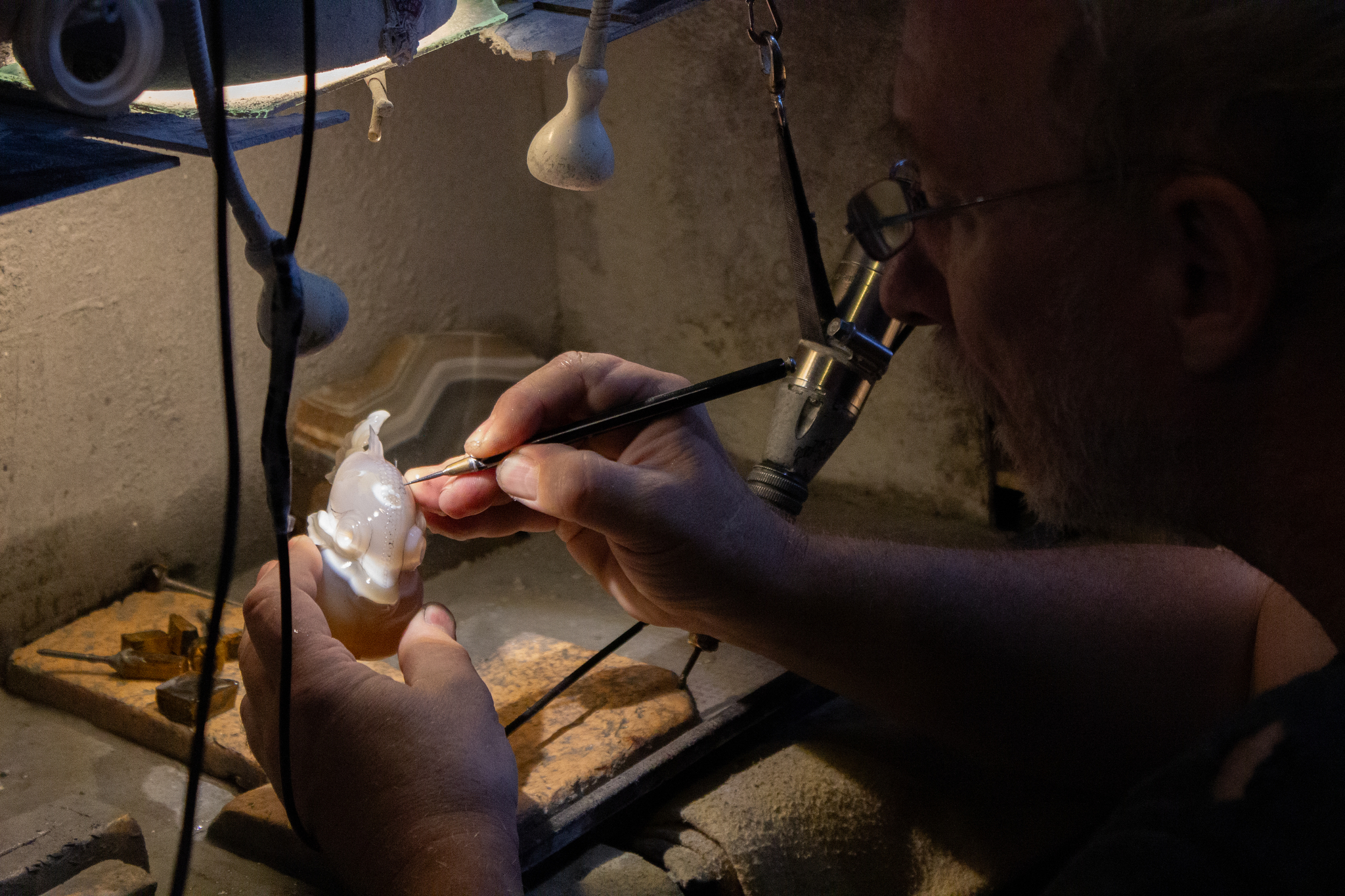 Рождение рыбы фугу из мадагаскарского агата - 23.08.23 01:05 | Пикабу