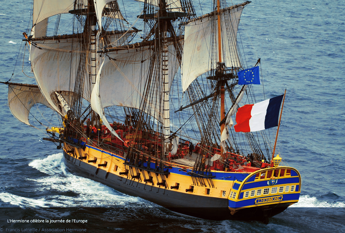 Фрегат "L’Hermione" | Пикабу