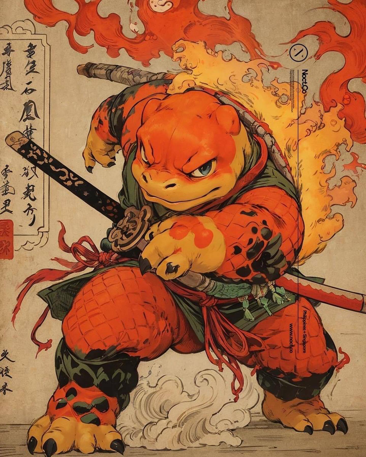 Покемоны самураи | Пикабу