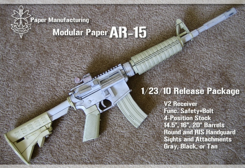 Бумажное оружие от Paper Manufacturing (продолжение) | Пикабу