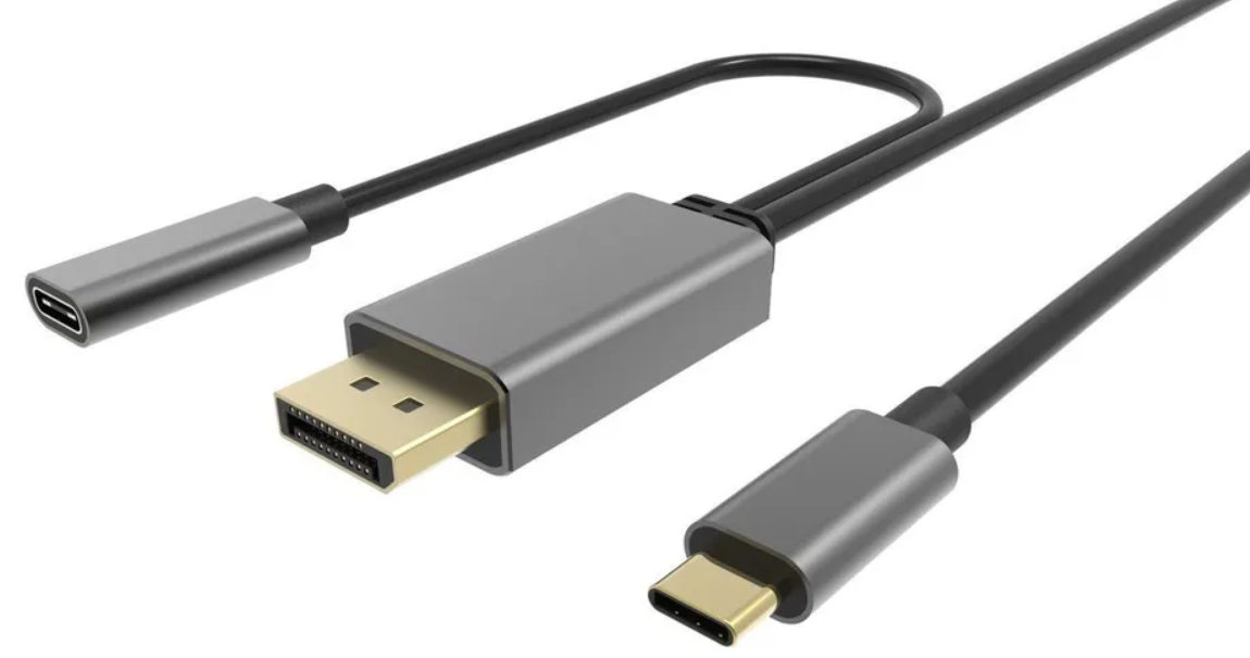 Купил шнур USB-C - DisplayPort. Все сложно :( | Пикабу