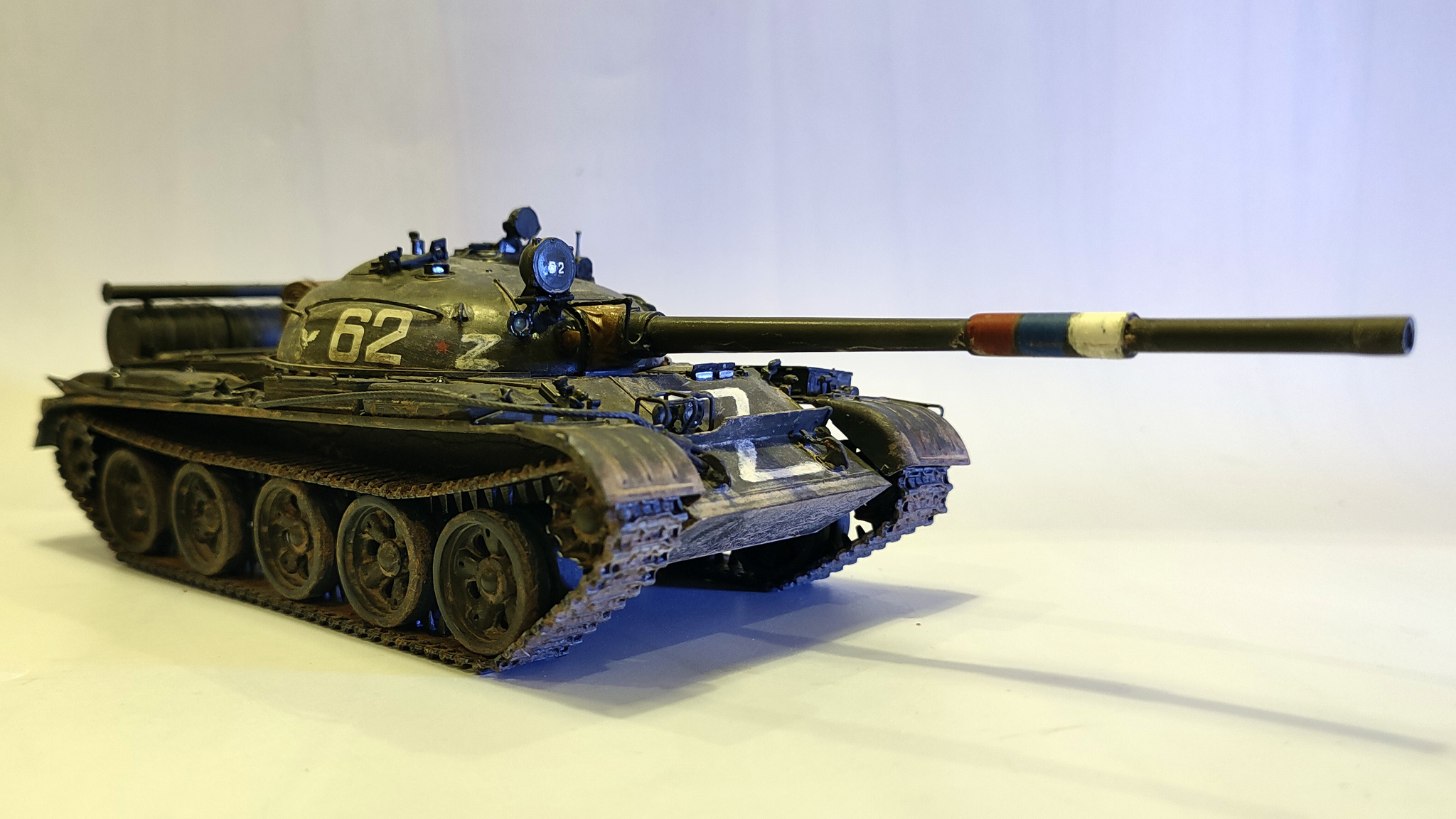 Т-62 Звезда 1/35. В бой идут старики | Пикабу