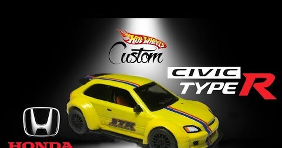 Honda Civic Type R 1999 Hot Wheels Custom | Пикабу