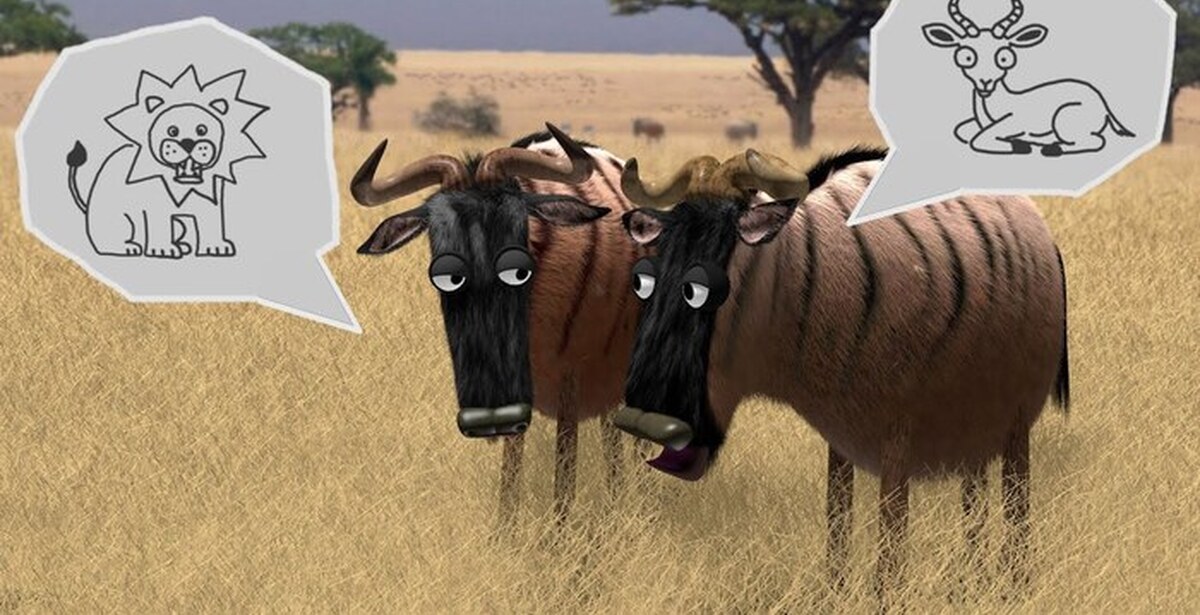 Savanna version - Wildebeest from Birdbox Studio | Пикабу