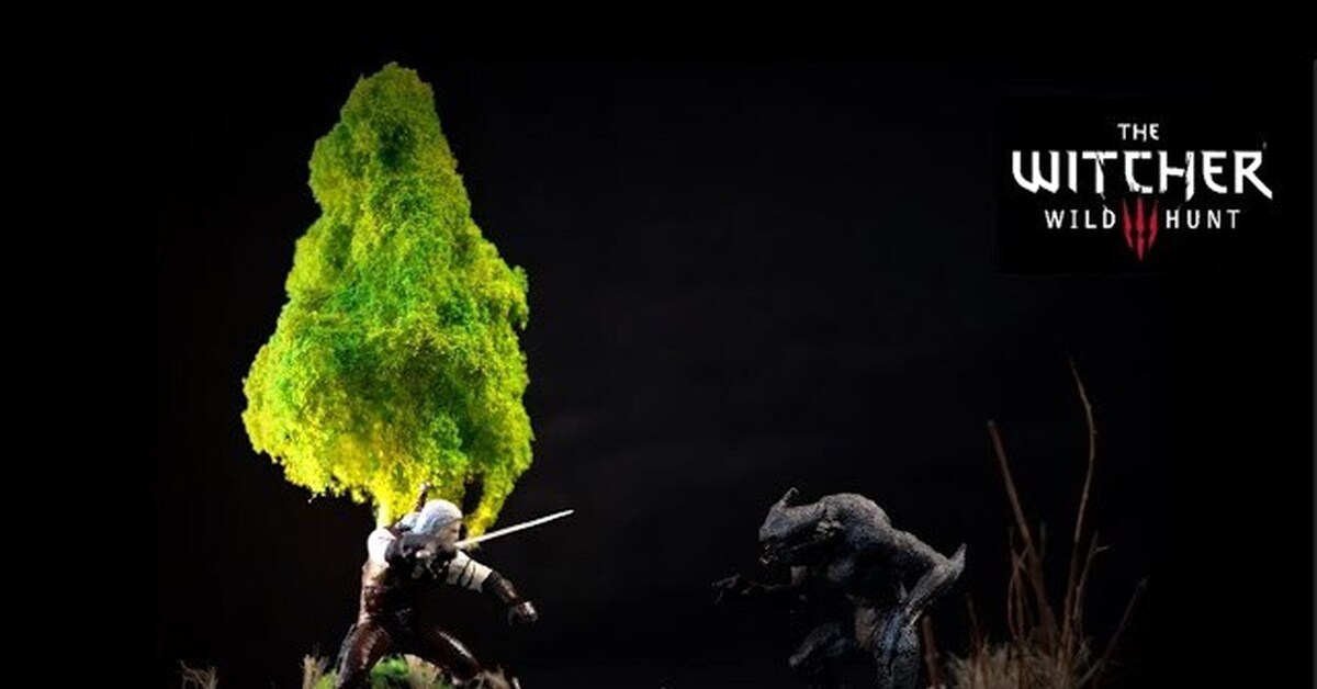 The Witcher 3 | Diorama | Fleder | Пикабу